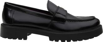 Tory Burch Lug Moccasin In Leather Color Black - Gr. 5 - in Schwarz