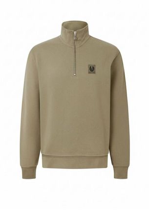 Belstaff Herren Sweatshirt mit Troyer-Kragen