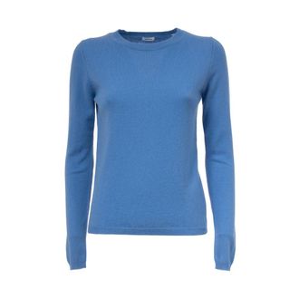 Aspesi Cashmere Rundhals-Pullover - - Knitwear - Damen - Blau - XL