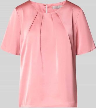 Christian Berg Regular Fit Bluse mit Rundhalsausschnitt und 1/2-Arm