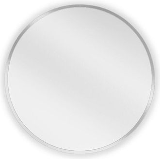 Desconocido Desconocido - silla Miroir mural rond, 50 cm, cadre chrom&eacute;