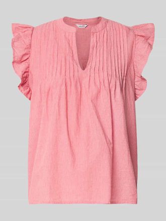 Mbym Regular Fit Blusentop mit gelegten Falten Modell Gemala