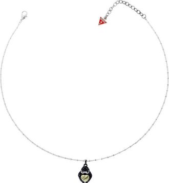 Guess Femme, Accessoires, Gris, Taille: ONE Size Transparent Stainless Steel Necklace