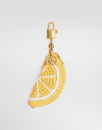Dolce & Gabbana P.chiavi Pelletteria - Frau Collection Yellow Onesize