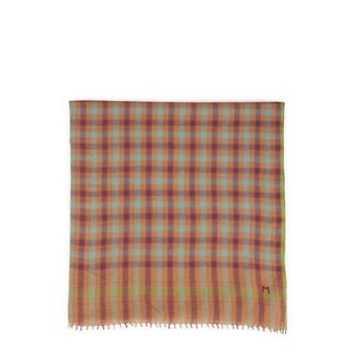 Moismont Foulard Rossignol &agrave; carreaux en coton