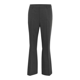 Kaffe Ausgestellte Hose Schwarz Auster - - Trousers - Damen - Schwarzk - XL