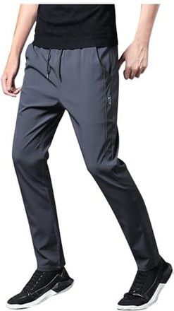 Generic Jogging Homme Pantalon Jogging Homme Pantalon Survetement Homme Confortable Classique - Pantalon Homme Droit Slim D&eacute;contract&eacute; Extensible S&eacute;chage Rapid