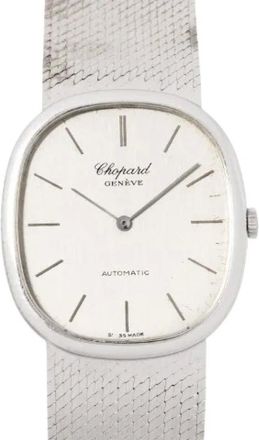 Chopard Montre Pre-owned &agrave; bracelet milanais - Femme - Pre-owned - Blanc - Taille: ONE Size