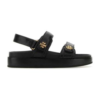 Tory Burch Schwarze Leder Kira Sandalen - - Shoes - Damen - Schwarzk - 37 EU