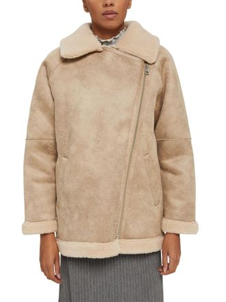 Esprit Damen 101EE1G311 Jacke, 285/SAND, M