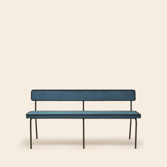 Madura Banc Ysabeau Dalila bleu de gris et noir - BLEU
