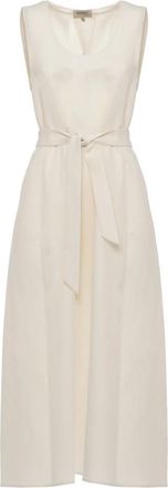 Woolrich Femme, Robes, Beige, Taille: 36 FR Robe en m&eacute;lange de lin