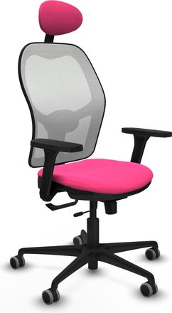 Piqueras y Crespo Rosa Jorquera Schreibtischstuhl mit 3D-Armlehnen, h&ouml;henverstellbarer Lendenwirbelst&uuml;tze und festem Kopfteil, ausgestattet mit Syncro/Traslack und inji