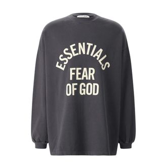 Fear of God Campus 90s Long Sleeve Tee - - Sweatshirts & Hoodies - Herren - Schwarzk - XL