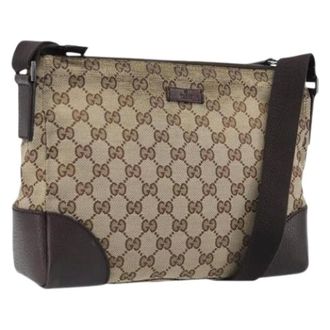 Gucci Sac bandouli&egrave;re vintage GG Canvas Pre-owned - Femme - Pre-owned - Beige - Taille: ONE Size