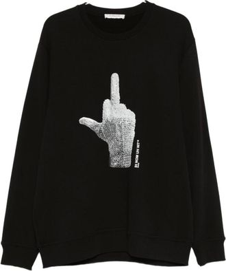 Ih Nom Uh Nit IH NOM UH Nit, Homme, Sweatshirts et sweats &agrave; capuche, Noir, Taille: XL SweaT-shirt Ras du Cou