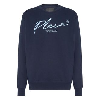 Philipp Plein Herren, Sweatshirts & Hoodies, Blau, 3XLGröße