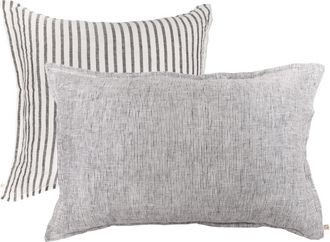 Gabrielle Paris Taie doreiller en lin lav&eacute; Gabrielle Paris