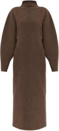 Max Mara Robe en Laine Tenuta - Femme - Robes - Brun - Taille: 36 FR