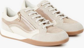 Geox Baskets Maryemy en cuir m&eacute;lang&eacute;e