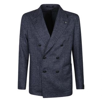 Tagliatore Montecarlo Zweireihiger Blazer - - Jackets - Herren - Grau - XL