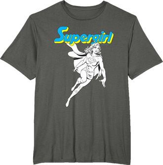 DC Comics Superwoman Mono Action Pose T-Shirt