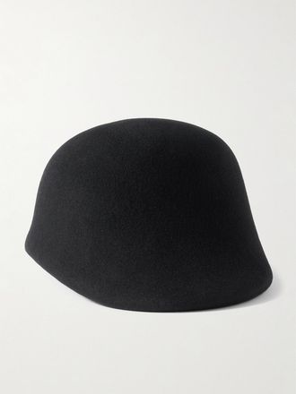 Gigi Burris Millinery Chapeau Cloche En Feutre De Laine Rex - Noir