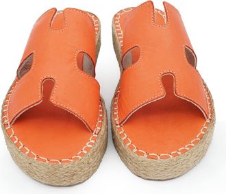 Bonateks Damen Frrbtrlk100294 Wedge Sandal, Orange, 39 EU