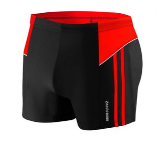 Sesto Senso Herren Badehose Eng Schwimmhose Enganliegende Bademode Swimming Shorts BD 384 3XL Schwarz