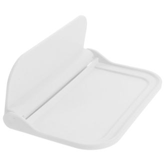 Holibanna Schwimmendes Wandregal Klappbar Wei&szlig; Kleines Lagerbrett Faltbares Aufbewahrungsbrett mit Verdicktem Rahmen f&uuml;r K&uuml;che Bad Wohnzimmer