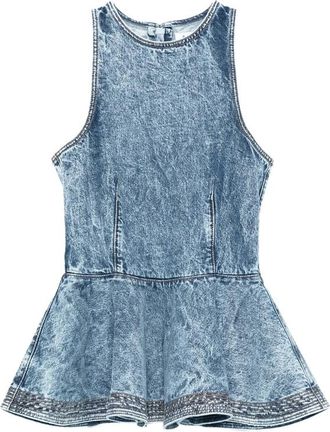 Alaia Peplum Sleeveless Top
