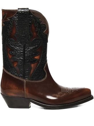 Golden Goose bottes Wish Star - Marron