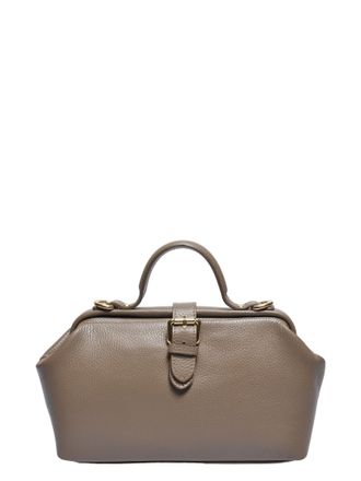 Anna Luchini Beige Rindsledertasche