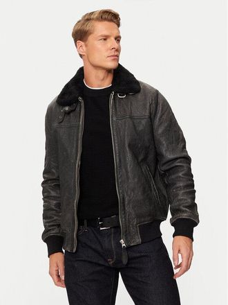 Schott NYC Lederjacke LCBOMBARDIER Schwarz Regular Fit