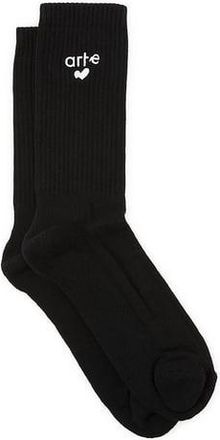 Arte Chaussettes mi-hautes logo en coton m&eacute;lang&eacute;