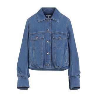 Loewe Femme, Blouses et Chemises, Bleu, Taille: 38 FR Veste en jean