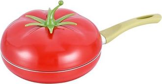 Generico Sghtil Po&ecirc;le avec couvercle, casserole de cuisson en forme de fruits, po&ecirc;le &agrave; &eacute;pais multifonction, po&ecirc;le antiadh&eacute;sive &agrave; feu doux pour mise en conserve