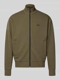 HUGO BOSS Regular Fit Sweatjacke aus Baumwoll-Mix Modell SW_Union Skaz