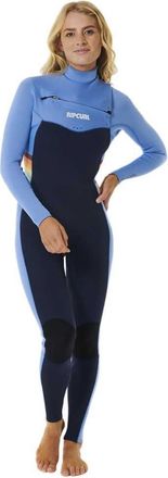 Rip Curl Womens Dawn Patrol Eco Performance 4/3mm GBS Chest Zip 14UWFS - Blue Rip Curl Womens Size - US 6