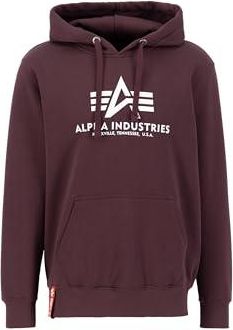 Alpha Industries Alpha Industries Basic Hoody pour Hommes Deep Maroon M