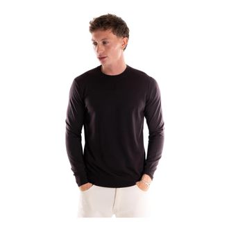 Paolo Pecora Rundhals-Strickware - - Knitwear - Herren - Braun - L