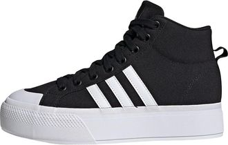 adidas Damen Bravada 2.0 Platform Mid Shoes, Core Black/Cloud White/Core Black, 38 EU