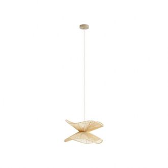 Lindby Lindby - Suspension &agrave; intensit&eacute; variable Valdorin en papier pour chambre &agrave; coucher