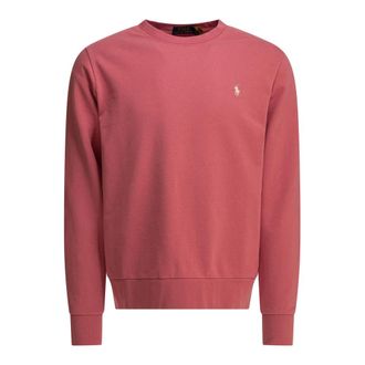 Polo Ralph Lauren Homme, Sweatshirts et sweats &agrave; capuche, Rouge, Taille: M Crewneck SweaT-shirt