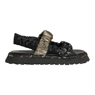 Dolce & Gabbana Flache Sandalen - - Shoes - Herren - Schwarzk - 44 EU
