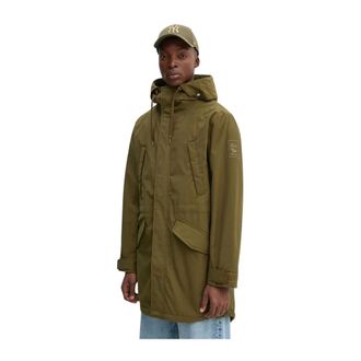 Timberland Parka Fishtail r&eacute;sistante &agrave; leau - Homme - Vestes - Vert - Taille: S