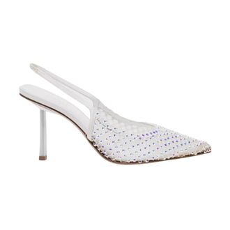 Le Silla Kristallverzierte Pumps Gilda - - Shoes - Damen - Wei&szlig; - 38 EU