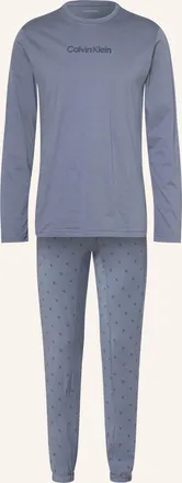 Calvin Klein Schlafanzug Holiday Mit Geschenkbox blau
