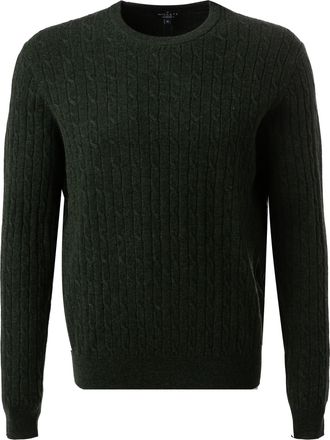 Hackett Herren Pullover grün unifarben