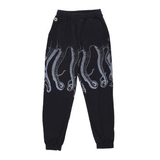Octopus Schwarze Jogger Hose mit Elastischem Bund - - Trousers - Herren - Schwarzk - L